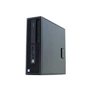 HP EliteDesk 800 G2 SFF Desktop Computer PC, Intel Core i5 6500 3.4Ghz, 32GB DDR4 RAM, 512GB SSD, Keyboard and Mouse, WiFi, Bluetooth Windows 10 (Renewed), Black