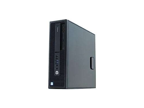 HP EliteDesk 800 G2 SFF Desktop Computer PC, Intel Core i5 6500 3.4Ghz, 32GB DDR4 RAM, 512GB SSD, Keyboard and Mouse, WiFi, Bluetooth Windows 10 (Renewed), Black