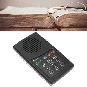 Audio Bible Player, Built in 8G Solar Powered Bible Reader with 15 Hours Standby Time, Easy Adjustable Portable Ebook Reader for Bible Listeners (English CEV with Spanish)