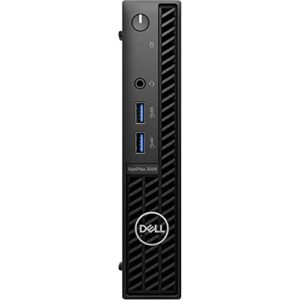 Dell Optiplex 3000 Home & Business Mini Desktop (Intel i5-12500T 6-Core, 8GB RAM, 256GB SSD, Intel UHD, WiFi, Bluetooth, HDMI, USB 3.2, Display Port, Black, Win 10 Pro) Refurbished (Renewed)