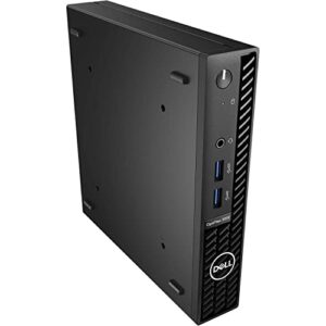 Dell Optiplex 3000 Home & Business Mini Desktop (Intel i5-12500T 6-Core, 8GB RAM, 256GB SSD, Intel UHD, WiFi, Bluetooth, HDMI, USB 3.2, Display Port, Black, Win 10 Pro) Refurbished (Renewed)