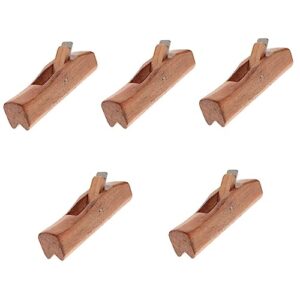 doitool 5pcs mini mahogany angle planer shavemate mini wood router tool hand tools wooden door planer hand planer for woodworking plainer planer for wood planing woodworking hand planer