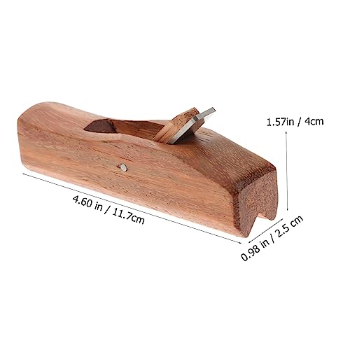 DOITOOL 5pcs Mini Mahogany Angle Planer Shavemate Mini Wood Router Tool Hand Tools Wooden Door Planer Hand Planer for Woodworking Plainer Planer for Wood Planing Woodworking Hand Planer