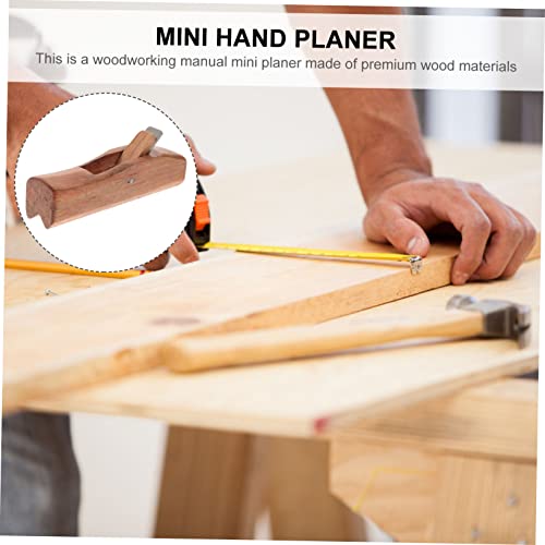 DOITOOL 5pcs Mini Mahogany Angle Planer Shavemate Mini Wood Router Tool Hand Tools Wooden Door Planer Hand Planer for Woodworking Plainer Planer for Wood Planing Woodworking Hand Planer