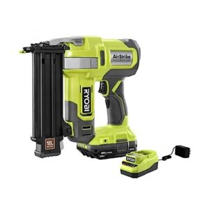 ryobi 18v one+ airstrike 18ga brad nailer kit (bulk packaged) p321k (renewed)