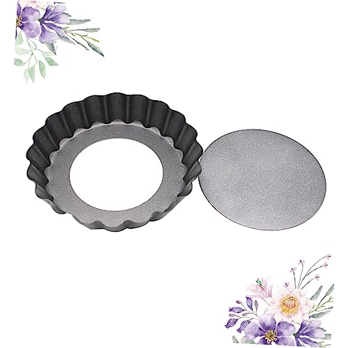 Hemoton 2 Pcs 4 Cheese Tray Mini Oven Bread Baking Pan Muffin Baking Cups Small Bread Baking Pan Cupcake Cake Cookie Lined Mini Tart Pan Miniature Mold Round Baking Mold Chrysanthemum Can