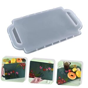 Anneome Food Tray Mold Resin Coasters Silicone Container Food Trays Trinket Container Molds DIY Casting Epoxy Molds Tray Casting Mold Resin Epoxy Mold Silicone Tray Mold Jewelry