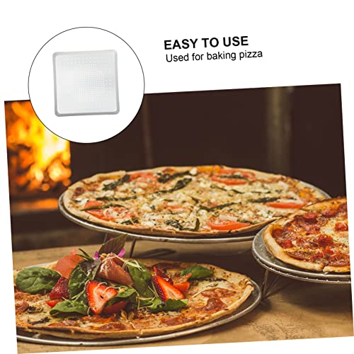 UPKOCH 1pc Pizza Pan Stainless Steel Griddle Nonstick Bakeware Pans Pizza Baking Sheet Rectangle Tray Bread Oven Round Baking Pan Dishwasher Safe Pizza Pan Kitchen Bakeware Baking Tray Ie