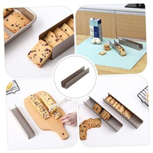 HONMEET 1pc Cookie Organizer Cupcake Cake Making Tray Biscuit Making Mold French Bread Loaf Dessert Mould Kitchen Supply Matzo Crackers Loaf Bread Pan Carbon Steel Mold Kitchen Supplies