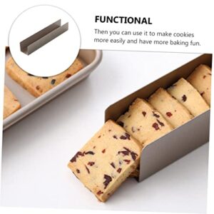 HONMEET 1pc Cookie Organizer Cupcake Cake Making Tray Biscuit Making Mold French Bread Loaf Dessert Mould Kitchen Supply Matzo Crackers Loaf Bread Pan Carbon Steel Mold Kitchen Supplies