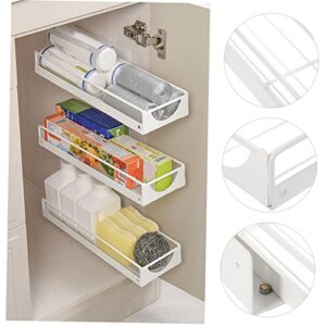 LABRIMP Drawer Rack Snack Drawer Storage Rack Clear Drawer Pull Out Shelf Drawer Basket Undershelf Storage Basket Under Sink Cabinet Organizer Jarstorage Rack Sink Storage Rack