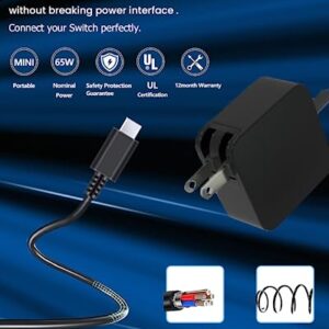 65W USB C Laptop Charger - Type C Power PD Wall Fast Charger : Replacement for HP,Lenovo,Dell,Acer,Asus, Nintendo Switch,Google,Samsung,and Any Laptops or Smart Phones with Type C