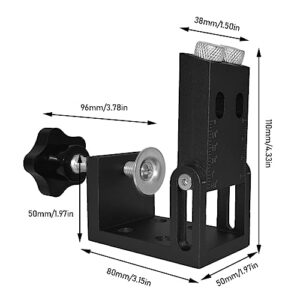 38 Pcs Pocket Hole Jig Kit, Pocket Hole Jigs for Woodworking, Pocket Hole Screw Jig Kit 15° Angled Holes, Portable Wood Pocket Hole Screw Clamp System for Woodworking Carpentry Locator