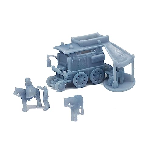 Outland Models Scenery Old West Horse Carriage Camp Wagon 1:160 N Scale