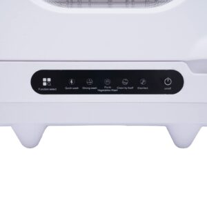 1200W Countertop Dishwasher Portable Compact Dishwasher Fit Small Apartments 5 Programs