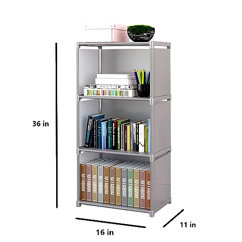 3,4,5-Tier Cube Storage Shelf or Organizer | Can be Used as Bookshelf, Bookcase, Closet, Pantry Shelves and Many More (3-Tier)