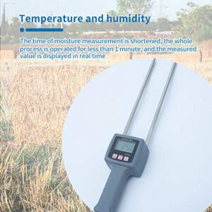 HOJILA TK100H Hay Moisture Meter for Cereal Straw, Forage Grass, Alfalfa, Leymus, Range 0-80%