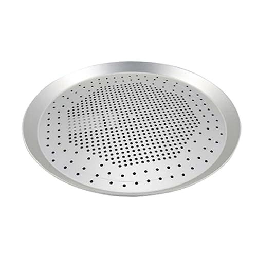 UPKOCH 1 PC Pizza Pan Bread Oven Non Stick Baking Sheet Round Baking Pan Pizza Pans with Pie Crisper Tray Alloy Pizza Platter Perforated Pizza Bakeware Household Oven Tray Baking Tray Can