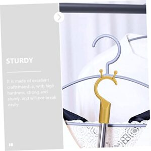 FONDOTIN 4pcs Clothes Rail Clothes Fork Stainless Steel Hooks Stainless Steel Forks Home Supplies Clothes Rod Shepherds Long Reach Pole Hooks Retractable Clothesline Outdoor Pole Parts Cane