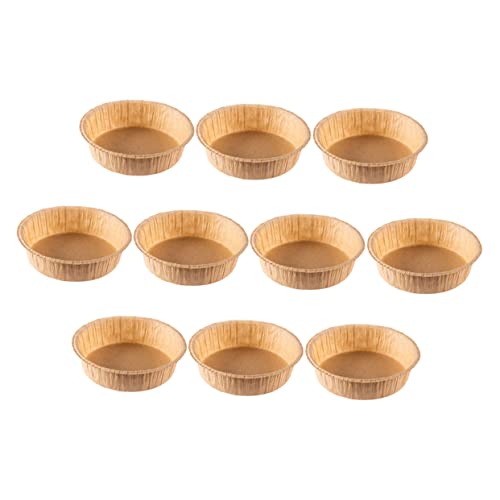 Mikinona 10pcs Cake Mold Mini Loaf Baking Pans Roasting Pans for Ovens Non Stick Baking Sheet Bakery Pan Muffin Cake Pans Paper Cake Mold Paper 6 Inch Round Cake Pan 6 Round Cake Pan Bread