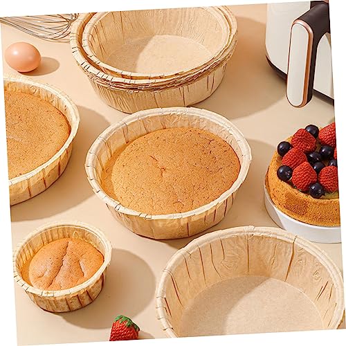 Mikinona 10pcs Cake Mold Mini Loaf Baking Pans Roasting Pans for Ovens Non Stick Baking Sheet Bakery Pan Muffin Cake Pans Paper Cake Mold Paper 6 Inch Round Cake Pan 6 Round Cake Pan Bread