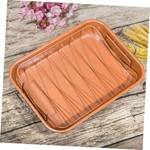 Loaf Bread Pan Non Stick Baking Sheet Bread Baking Pan Rectangular Baking Tray Kitchen Bakeware Accessory Rectangular Baking Pan Oven Barbecue Grill Bakeware Plate Baking Tray