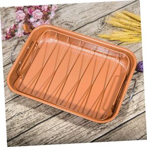 Loaf Bread Pan Non Stick Baking Sheet Bread Baking Pan Rectangular Baking Tray Kitchen Bakeware Accessory Rectangular Baking Pan Oven Barbecue Grill Bakeware Plate Baking Tray