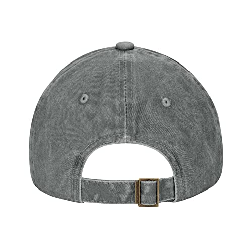 Funny Hat I'd Rather Be Ghost Hunting Hat for Men Dad Hats Fashionable Caps Gray