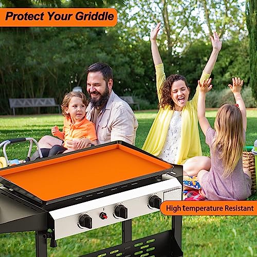 Griddle Mat for Blackstone Grill 36", 28",22", Reusable Food Grade Silicone Griddle Cover for Blackstone, All Season Outdoor BBQ Grill Mat Protector(36 Inch)