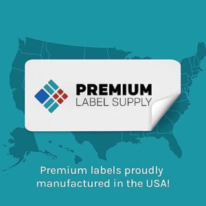 Premium Label Supply White Sticker Address Labels – 3” x 1" – Laser/Inkjet Compatible – (18 Labels/Sheet), 25 Sheets – 450 Total Adhesive Labels