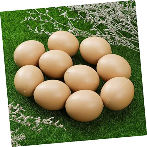 POPETPOP 20pcs Imitation Eggs Wooden Playset Wooden Egg Coloring Eggs Children Egg Toys Eggs Surprise Toys DIY Easter Eggs Plastic Kids DIY Eggs Plastic Easter Eggs DIY Coloring Eggs Food