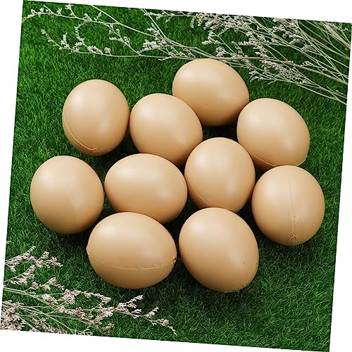 POPETPOP 20pcs Imitation Eggs Wooden Playset Wooden Egg Coloring Eggs Children Egg Toys Eggs Surprise Toys DIY Easter Eggs Plastic Kids DIY Eggs Plastic Easter Eggs DIY Coloring Eggs Food