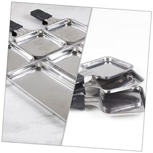 Hemoton 9 Pcs Bread Loaf Pans for Baking Pizza Plate Metal Serving Tray Baking Steel 9x9 Baking Pan Oven Baking Pans Stainless Steel Cake Pan Stainless Steel Baking Pan Rectangle Bakeware