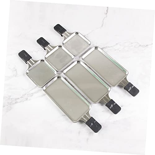 Hemoton 9 Pcs Bread Loaf Pans for Baking Pizza Plate Metal Serving Tray Baking Steel 9x9 Baking Pan Oven Baking Pans Stainless Steel Cake Pan Stainless Steel Baking Pan Rectangle Bakeware