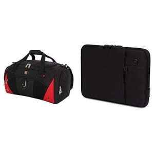 swissgear 1900 scansmart tsa 17 laptop backpack and padded laptop sleeve