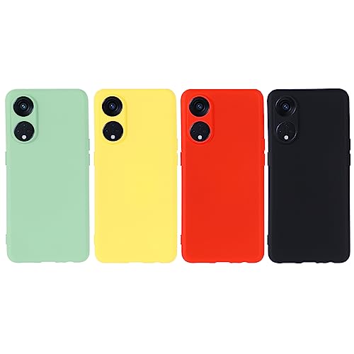 Case for OPPO Reno8 T 5G/OPPO A1 Pro, Liquid Silicone Protective Phone Case for OPPO Reno8 T 5G/OPPO A1 Pro with Silicone Lanyard, Slim Thin Soft Shockproof Cover for OPPO Reno8 T 5G/OPPO A1 Pro