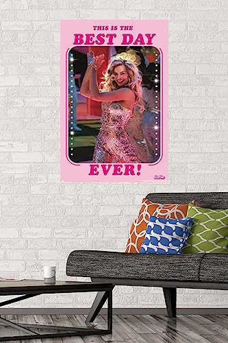 Trends International Mattel Barbie: The Movie-Best Day Ever Wall Poster, 22.37" x 34.00", Premium Unframed Version