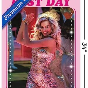 Trends International Mattel Barbie: The Movie-Best Day Ever Wall Poster, 22.37" x 34.00", Premium Unframed Version