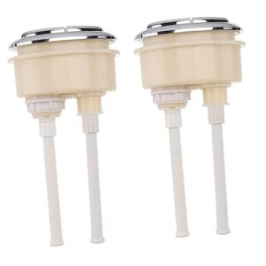 osaladi 2 pcs toilet lid button flushing button for toilet dual flush push button switches toilet parts toilet tank toilet water tank button toilet button flushing toilet button water tank