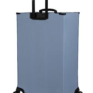 it luggage MaXpace 31" Softside UltraLight Checked Spinner, Placid Blue