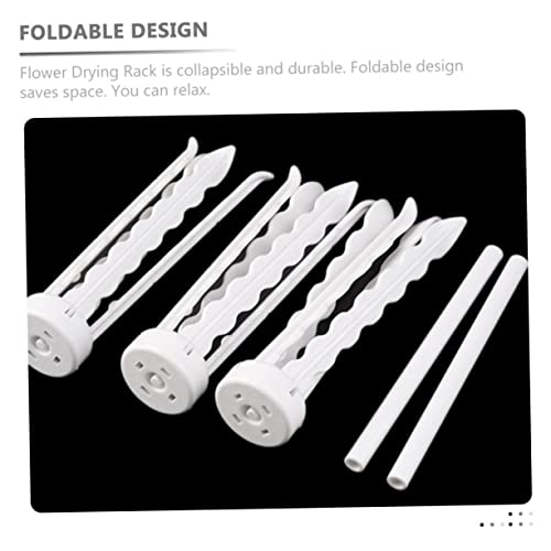 Zerodeko Fondant Drying Rack Flower Drying Hanger Fondant Tools Italian Decor Vertical Drying Rack Foldable Clothing Rack Drying Flower Stand Decorating Tool Kitchen Pasta Stand Coat Hanger