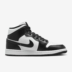 Jordan 1 Mid Women White/Black-Panda Mid DV0991-101 8.5