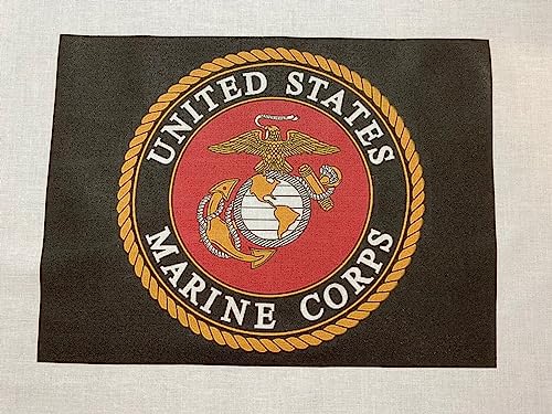 1 Marine Corp Quilt Block " Logoed Sewing Square United States #2