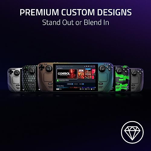 Razer Vinyl Console Skin: PlayStation 5 / PS5 (Digital) - Full Wrap - Premium 3M Cast Vinyl - Scratch Resistant - Unique Designs & Finishes - Easy Application - Carbon Fiber