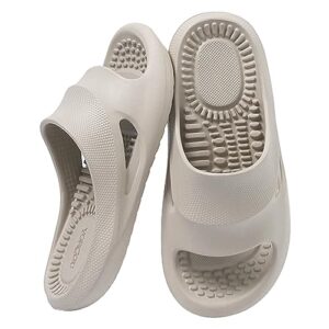 massage slippers women men sandals open toe shower shoes summer house slippers for bath plantar fasciitis slides ladies girls gym non slip indoor