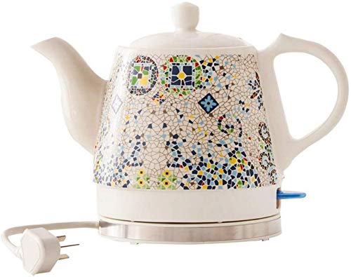 SieHam Kettles,Cordless Teapot-Retro Jug,Water Fast for Tea, Coffee,Oatmeal-Removable Base,Boil Dry Protection 1L 1200W