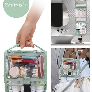 Clear Travel Bag with Tsa Approved Toiletry Bag Hanging Toiletry Bag for Women Makeup Bag Small Hanging Toiletry Bag for Men Toiletry Bags for Traveling Women Toiletries