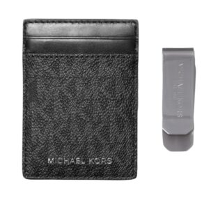 Michael Kors Men’s Gifting Money Clip Card Case Box Set (Black, OS)