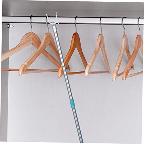 Zerodeko 3pcs Stitching Clothes Rail Ceiling Hook Outdoor Stuff Drying Rack Clothing Outdoor Retractable Closet Pole Clothes Drying Rack Utility Hooks Multi-Purpose Clothes Rods Alloy Tool