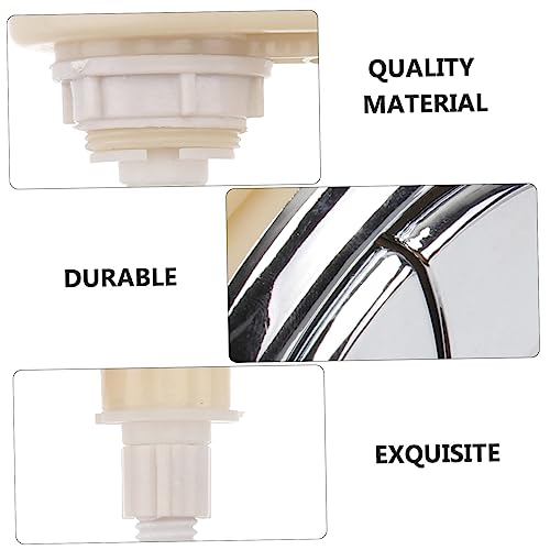 2 Pcs toilet lid button toilet tank button toilet flush button toilet parts toilet accessories ar accessories wc flush button Closestool Tank Button Flush Push Button Oval switch